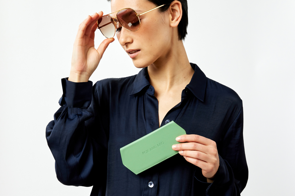 Slimline Glasses Case - Black – Fox and Leo